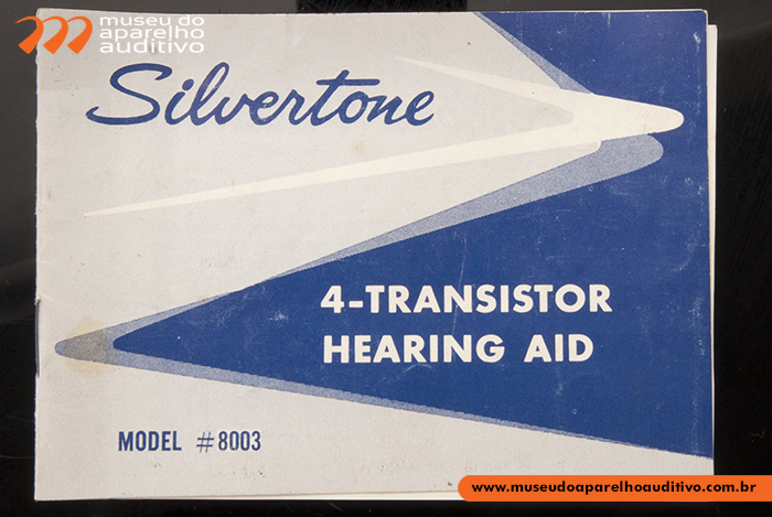 Aparelho Silvertone 8003 auditivo transistor